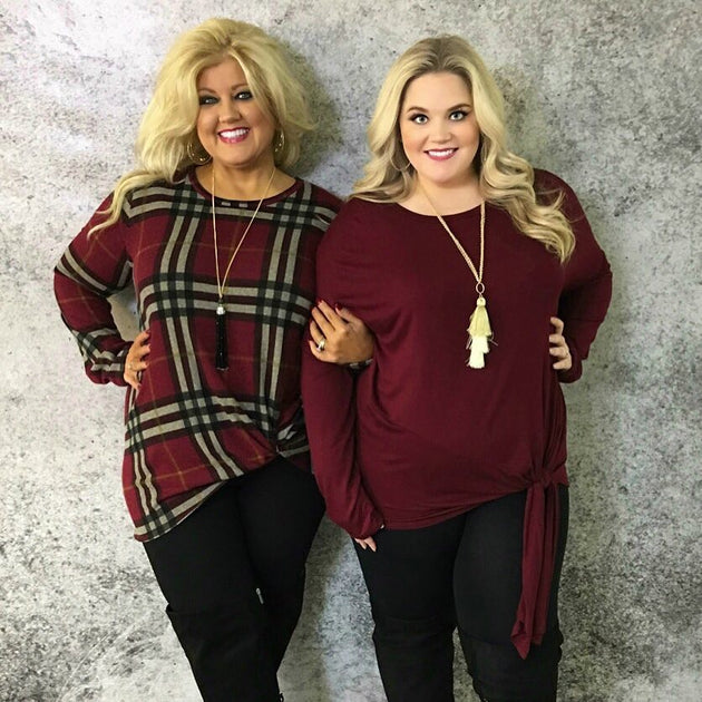 Maroon Curvy Dresses to Love | Buy Curvy – Curvy Boutique Plus Size ...