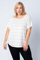 45 SD {Vocal Tough} VOCAL Ivory Top w/ Stud Detail – Curvy Boutique ...